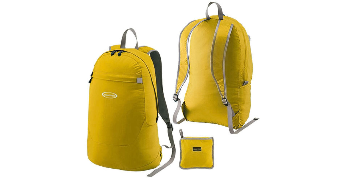 Montbell Pocketable Daypack 20L - School Travel Outdoor Foldable ...